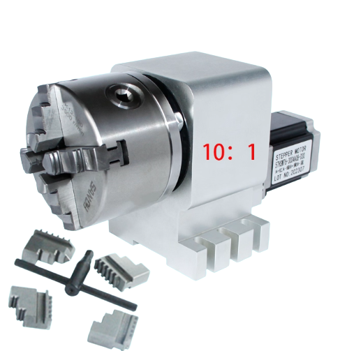 Trục Quay CNC 100mm (Trục A – Mâm 3 Chấu / 4 Chấu) - ONLINE STORE