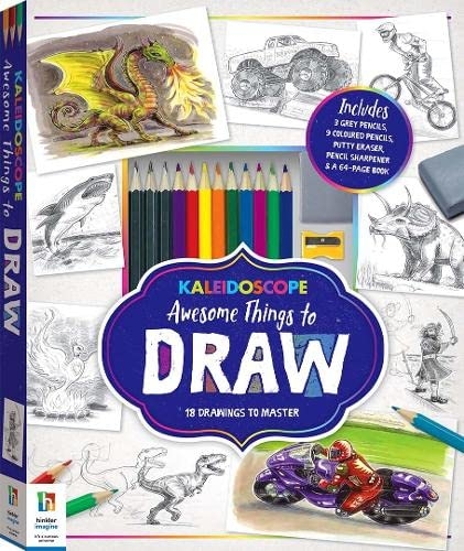 Awesome Things To Draw 18 Drawings To Master by Hinkler - Bookworm Hanoi