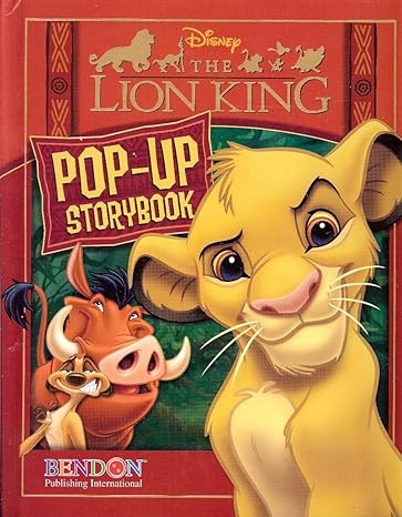 The Lion King Pop Up Storybook by Disney - Bookworm Hanoi