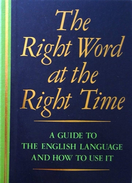 The Right Word At The Right Time by John Ellison Kahn - Bookworm Hanoi