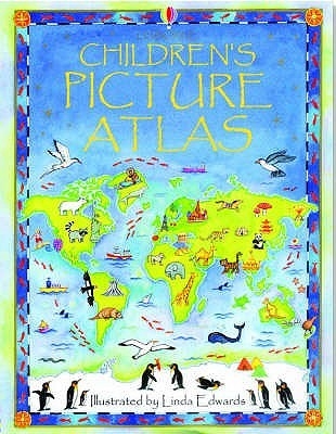 The Usborne Children's Picture Atlas by Linda Edwards - Bookworm Hanoi