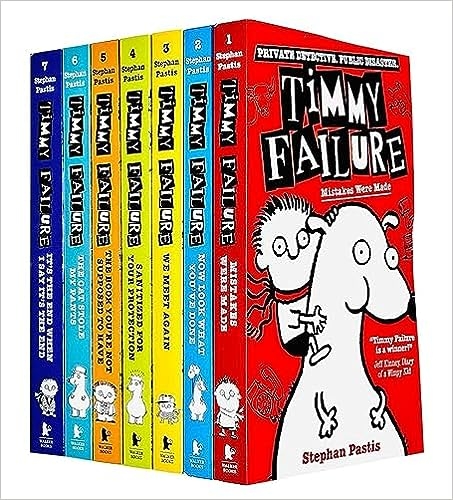 Timmy Failure Series 7 Books Set by Stephan Pastis - Bookworm Hanoi