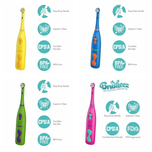 Bàn chải điện Brusheez ( Mỹ ) dành cho bé Bewise Shop