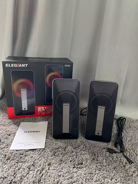 Cặp loa Bluetooth Elegiant SR3000 ( Hà Lan ), công suất 10W, loa máy ...