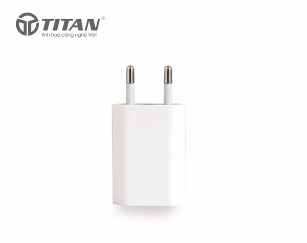 Củ sạc dẹt iPhone 5V-1A hãng TITAN SU16 Bewise Shop
