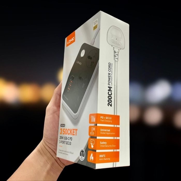 Ổ Cắm Điện Đa Năng Thông Minh LDNIO SC3412 Bewise Shop