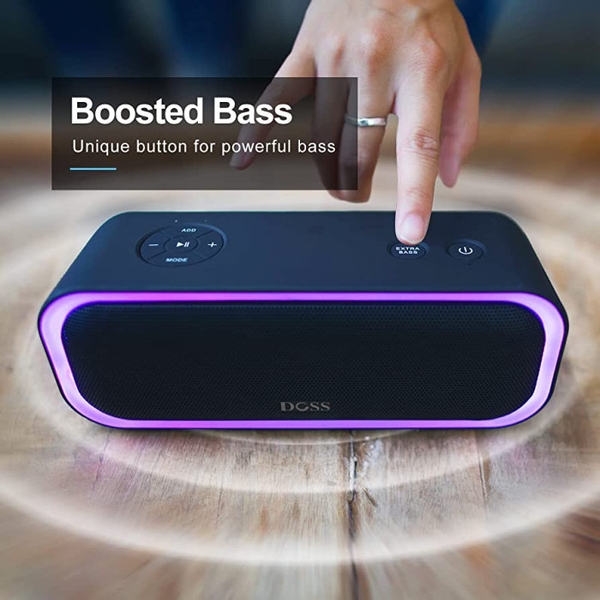 Loa bluetooth DOSS BT-20 chống nước,đèn RGB , 24w Bewise Shop