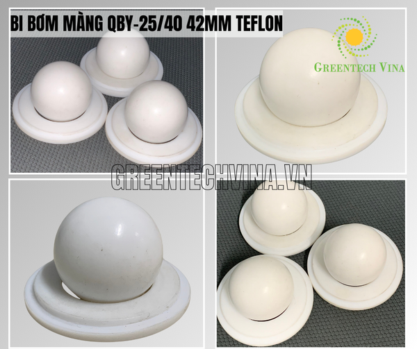 Bi bơm màng QBY-25/40 42 mm Teflon- chất lượng, giá tốt, chỉ có tại GR