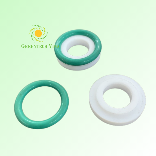 Bộ đế + ron của bi bơm teflon 20mm