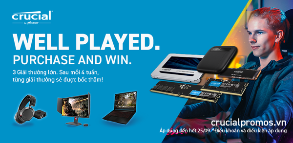 WELL PLAYED PURCHASED AND WIN GIVEAWAY 2022