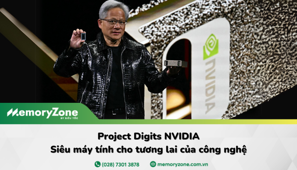 Project Digits: Siêu máy tính AI cá nhân đột phá từ NVIDIA