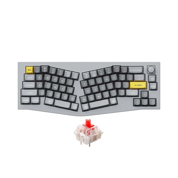 Bàn phím cơ Keychron Q8 Full Assembled Knob Silver Grey Gateron G Pro ...