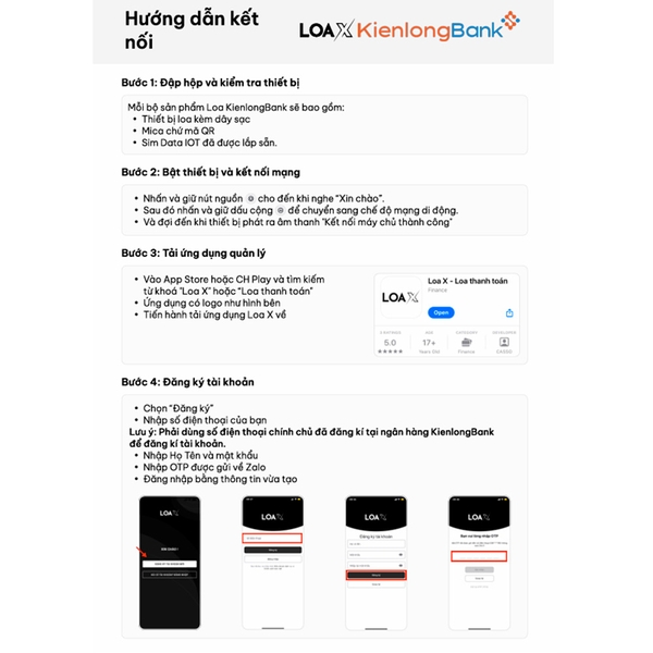 Loa Thanh Toán Kiên Long Bank