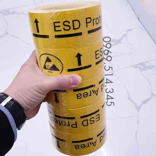 Băng dính dán nền chống tĩnh điện | Băng keo dán sàn nhà xưởng ESD – LILA
