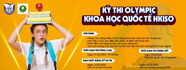 Kế hoạch tổ chức Kỳ thi Olympic Khoa học quốc tế HKISO tháng 06/2020 ...