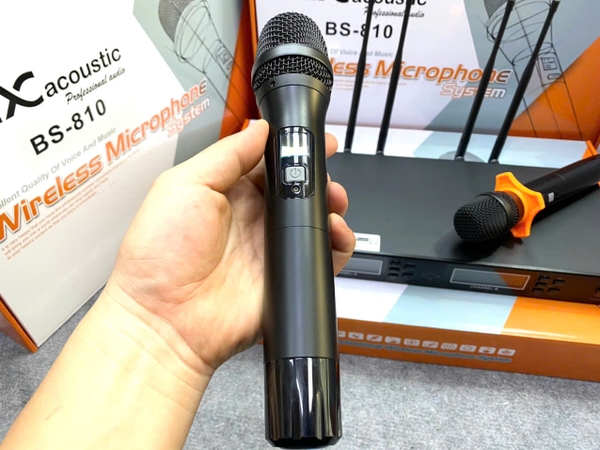 Micro Không Dây Lx acoustic BS-810 (4 râu sóng 100 mét ) Thắng cao Audio
