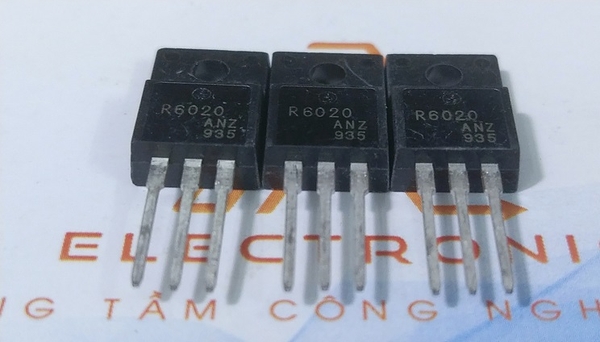 Mosfet R6020 TO220F mới | Cửa hàng thiết bị - Linh kiện điện tử A to Z