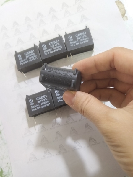 Tụ CBB61 MKP-X2 3uF 500V RK-208 | Cửa hàng thiết bị - Linh kiện điện tử ...