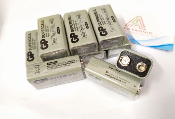 Pin 9V GP 6LR61 1604S 6F22 màu ghi G5-A9 K1E7 | Cửa hàng thiết bị ...