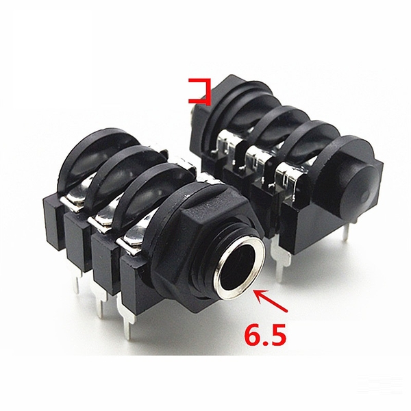 Chân cắm jack micro 6.35mm nữ, ổ cắm jack micro 6.35 | Cửa hàng thiết ...