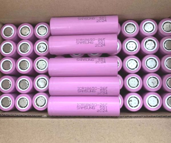 Pin lithium Samsung 18650 2600MAH đã tháo rời (pin hồng) | Cửa hàng ...
