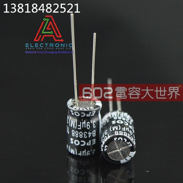 Tụ B43888 350v 3.9uf 350v 10 * 16mm | Cửa hàng thiết bị - Linh kiện ...