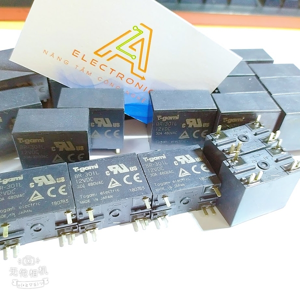 Relay BR-301L 12VDC nhập khẩu NHẬT BẢN 30A 480VAC RK-106 | Cửa hàng ...