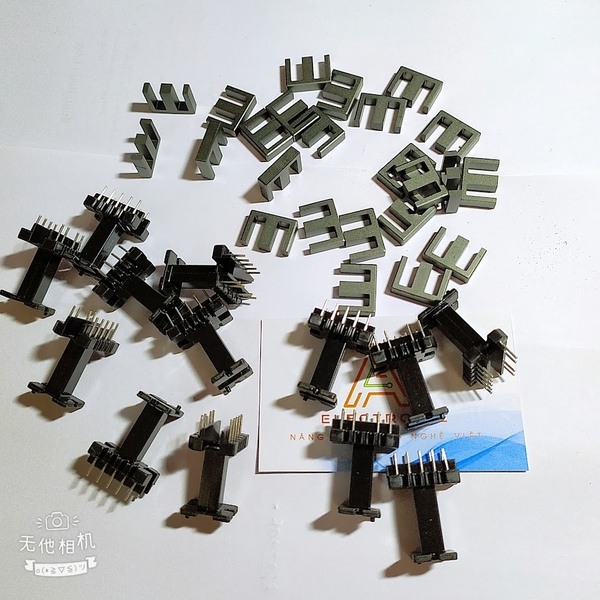 Bộ 1 khung và 2 lõi biến áp EEL19 dọc khe đơn 5+5 RK-70 | Cửa hàng thiết bị - Linh kiện điện tử ...