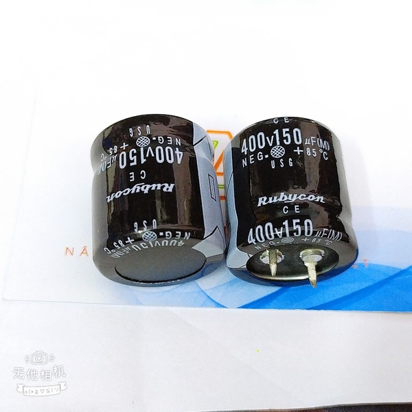 Tụ Rubycon 400v 150uf 25 * 25mm RK-165 | Cửa hàng thiết bị - Linh kiện ...