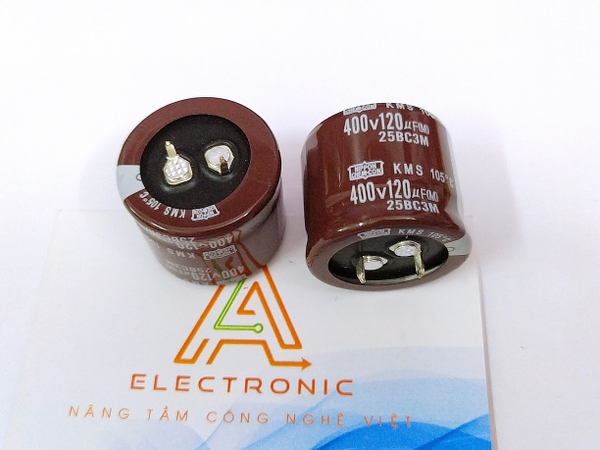 Tụ Nhật BảnKing Kong 120UF 400V 30x25mm RK-127 | Cửa hàng thiết bị - Linh kiện điện tử A to Z
