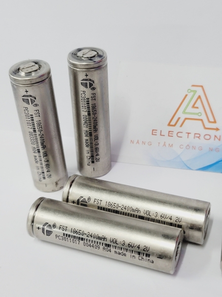Pin lithium 18650 2400 mAh 3.6V tháo khối | Cửa hàng thiết bị - Linh kiện điện tử A to Z