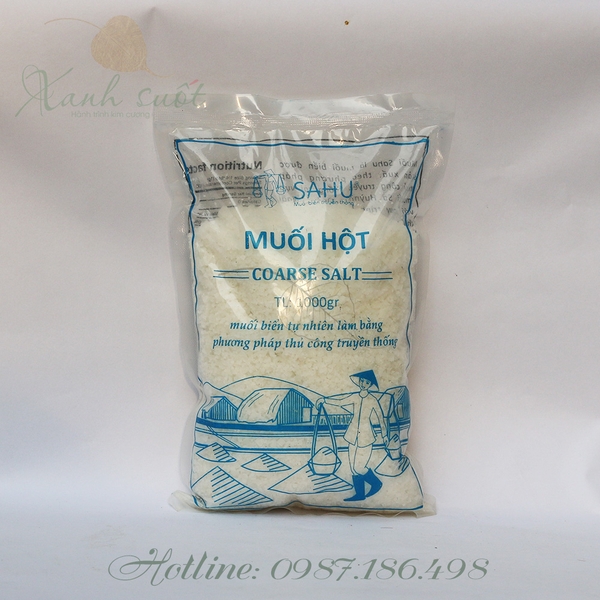 [Sahu] Muối Hột/ Muối Hạt- Sa Huynh Coarse Salt Xanh Suốt