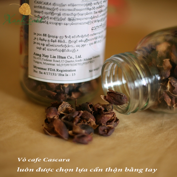 [Cascara Tea] Trà Vỏ cafe- Genius Cascara Coffee Cherry Tea30g Xanh Suốt