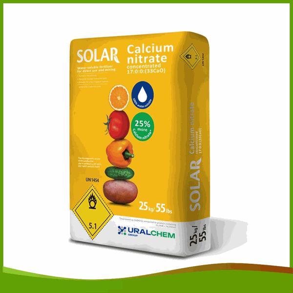 Calcium Nitrate - Solar | Công ty TNHH Nguyên Liệu Nông Nghiệp Mekong