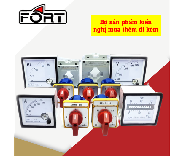 Đồng hồ Voltmeter - FT-72V, 500V - FT-72V, 500V Fort | Kỹ Sư Điện - Kỹ ...