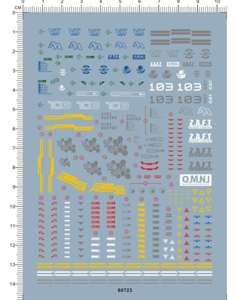 BỘ DECAL MÔ HÌNH GUNDAM WATER DECAL MG BUSTER GUNDAM – Gundam Store VN