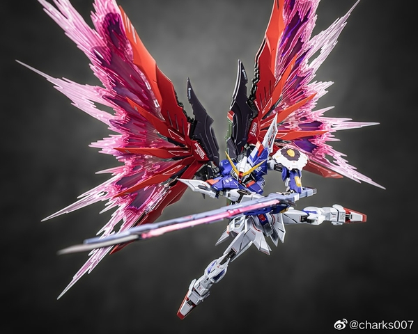 Mô Hình MB DESTINY RED SOUL 1/100 MC MODEL Metal Build Khung Xương Kim ...