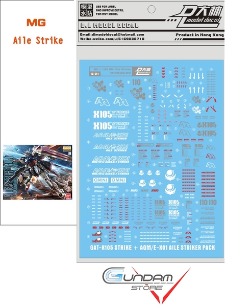 BỘ DECAL WATER DECAL 1/100 MG AILE STRIKE HD – Gundam Store VN