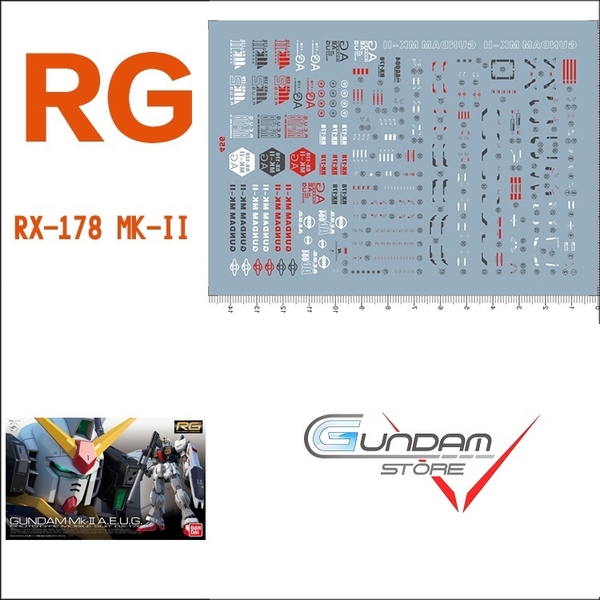 BỘ DECAL WATER DECAL 1/144 RG MK II AEUG – Gundam Store VN