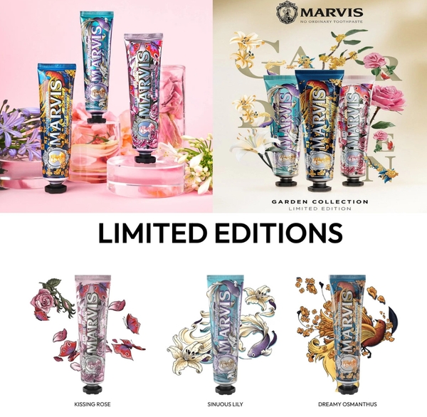 Marvis Garden Collection: BST mộng mơ của nhà MARVIS. BLANC