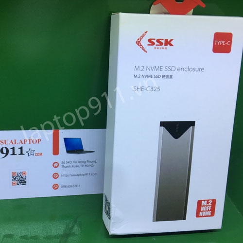BOX chuyển SSD M2 PCIe ra USB - SSK SHE-C325