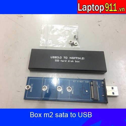 box chuyển SSD m2 sata sang USB - box m2 to usb chuyển ssd m2 ra usb