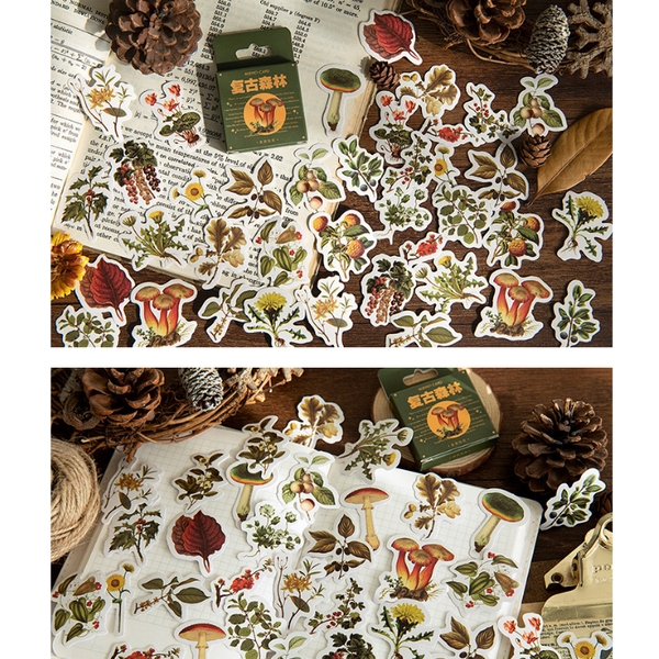 Tổng Hợp Sticker Chủ Đề Cây cối,hoa lá - Hộp 45 Miếng – Hana Art Shop