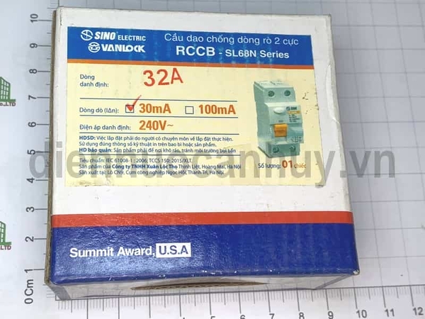 aptomat chống giật sino 32a - RCCB | Điện, Nước, Kim Khí, Điện Lạnh ...