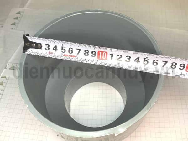 Côn thu nhựa uPVC Tiền Phong D160-110. Phụ kiện nối giảm đường ống quạt ...