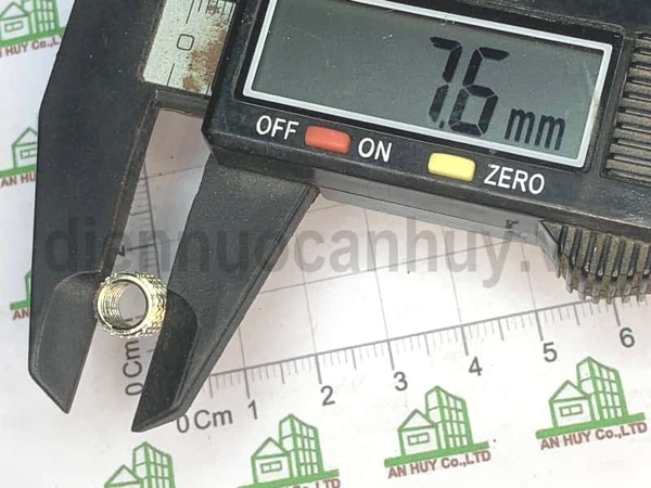 Đầu ren răng cưa chốt đỡ kệ M6x8 (tán ren chốt âm) | Điện, Nước, Kim ...