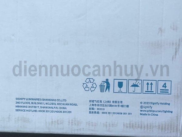 Đèn led panel Philips RC001B 600x600mm as trắng 38W | Điện, Nước, Kim ...