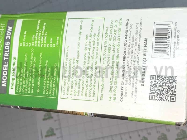 Đèn led ray tracklight Rạng đông TRL05 30W 5000K trắng | Điện, Nước ...