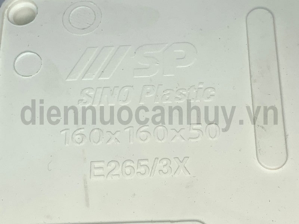 Hộp nối điện Sino E265-3X Có lỗ 160x160x50mm | Điện, Nước, Kim Khí ...