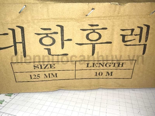 Ống mềm Daehan Hàn quốc vải sợi cacbon fiber siêu bền D125 dài 10m ...